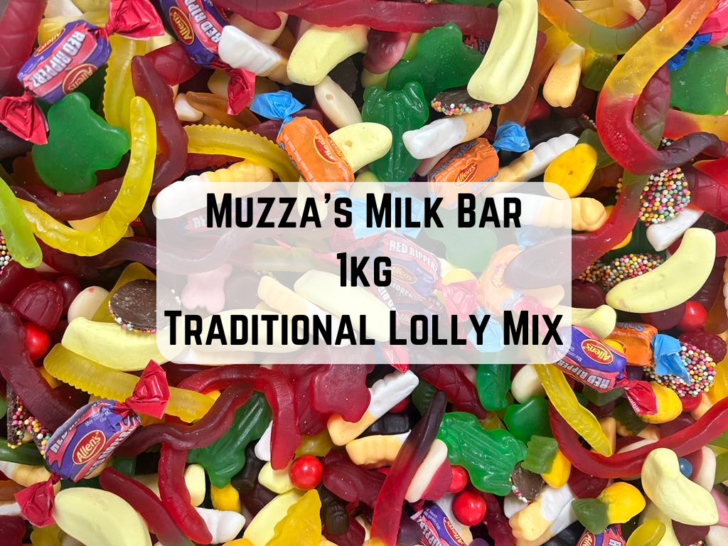 1kg Traditional Lolly Mix | Muzza's Milk Bar